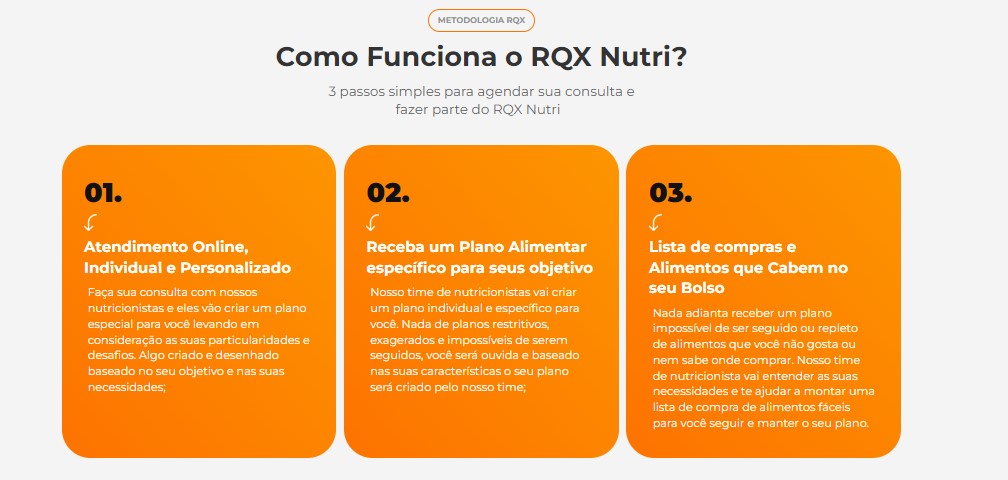 Como funciona o RQX Nutri? | FAQ